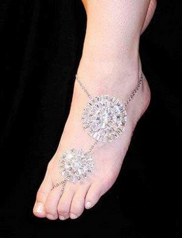 Latest Styles Of Bridal Anklets jewellery
