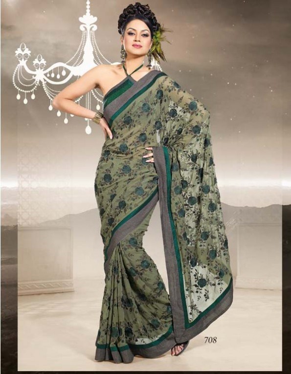Latest Saree Designs 2013 For Girls