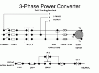 Single Phase to 3 Three Phase Converter Circuit Diagram