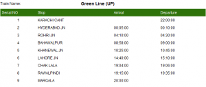 Green Line Train Ticket Price Fares Online Booking Reservation
